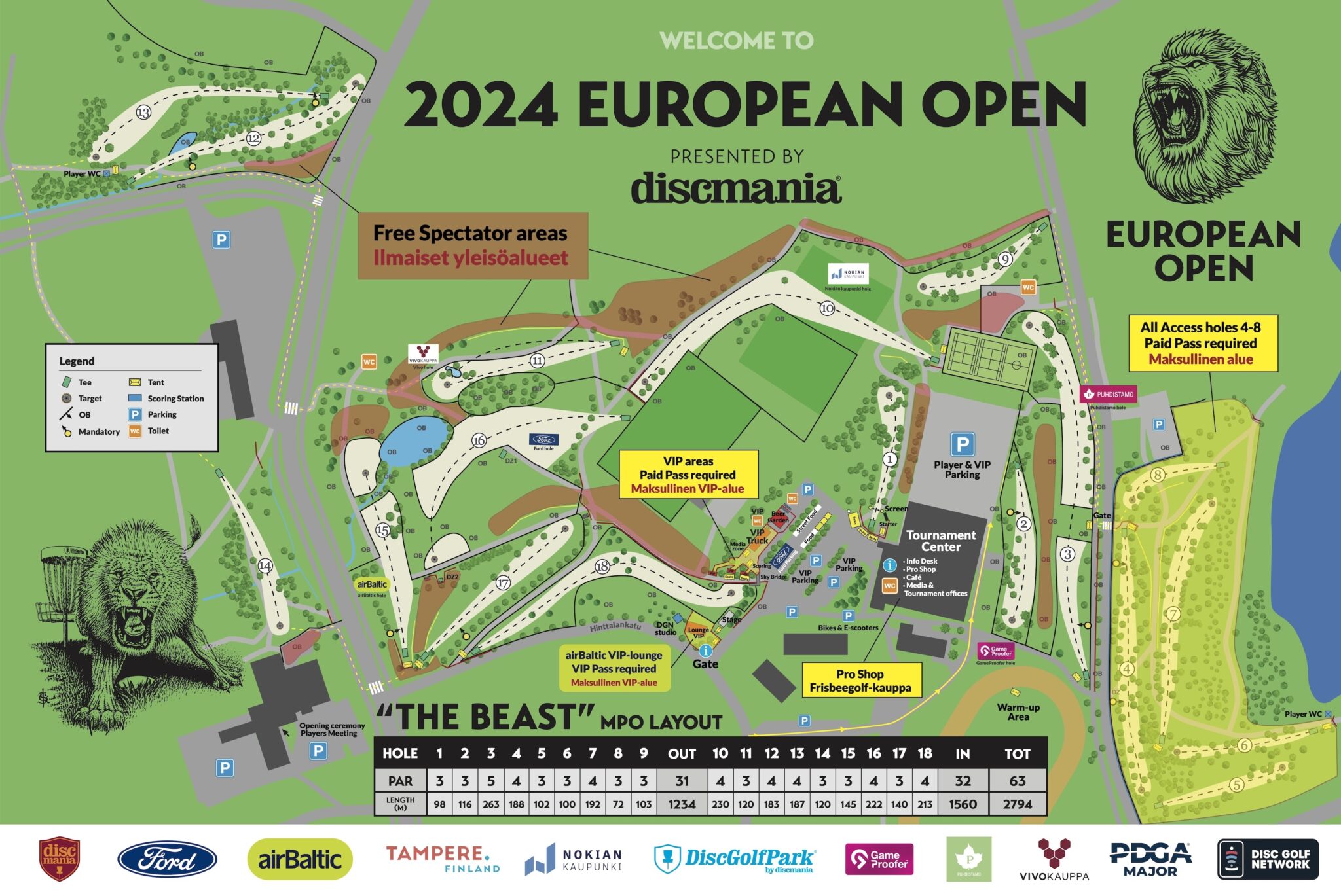 Courses - Disc Golf Worlds 2025