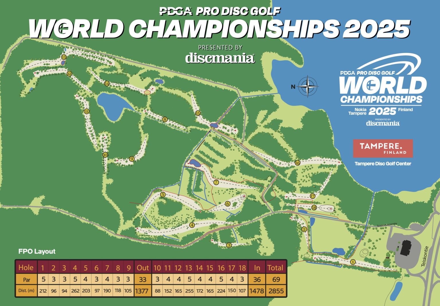 Courses - Disc Golf Worlds 2025