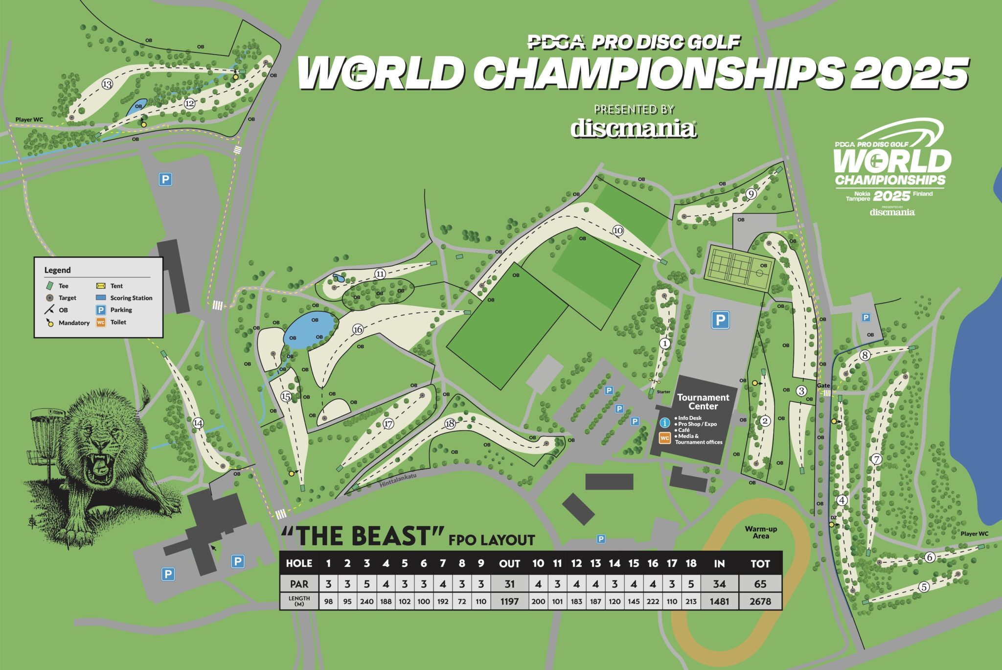Courses - Disc Golf Worlds 2025