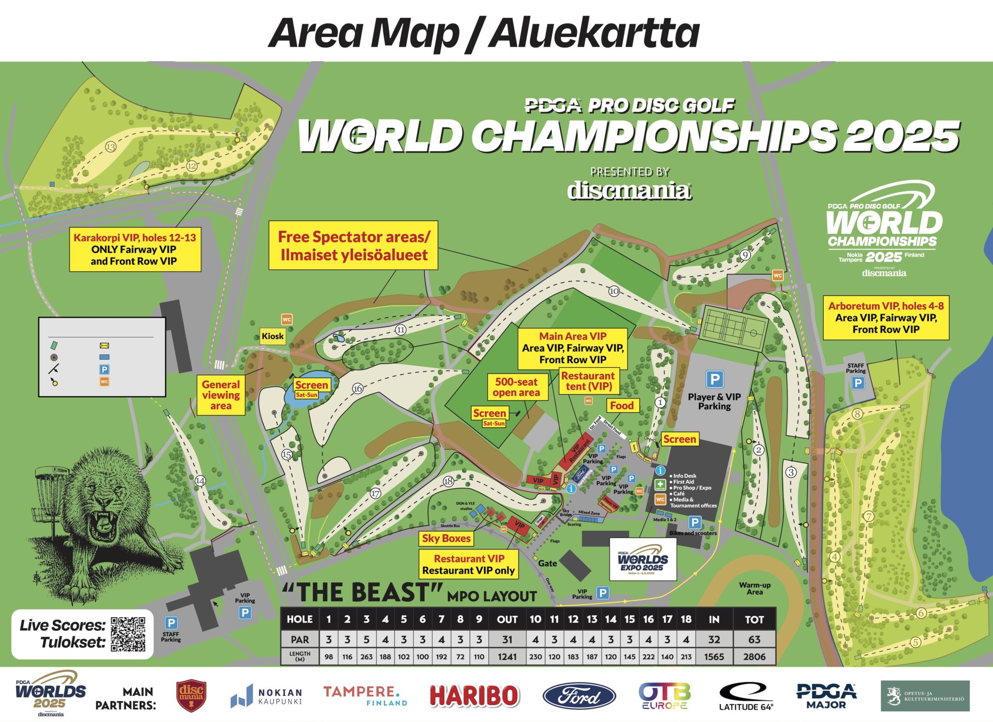 Courses - Disc Golf Worlds 2025